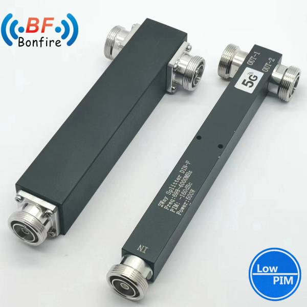 Quality Directly 350-3800MHz RF 10W 4 Way Microstrip Signal Power Splitter Grey/Red for sale