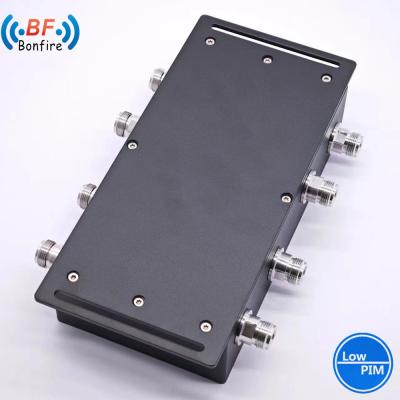 中国 低ピムハイブリッドカップラー 7/16DIN 女性型UHF RFハイブリッド組み合わせ器 698-4000MHz 3dB RF 2X1 販売のため