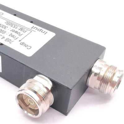 Cina 8dB 10dB 12dB Air Directional Coupler 698-4200MHz 4.3-10-F per interni/esterni IP65 in vendita