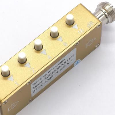 China 2W 5W 10W RF Variable Attenuator DC-3000MHz N-F Package Size 16.00cm * 5.00cm * 2.00cm for sale