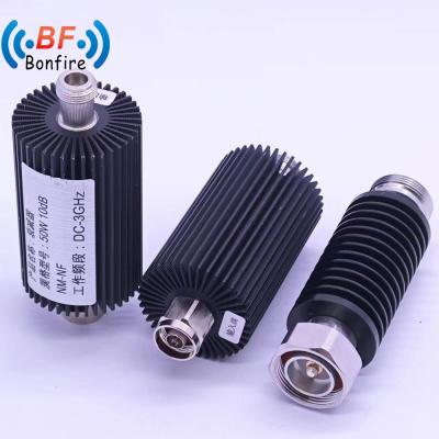 China 50W Low Vswr DC-3800MHz Adjustable Attenuator Variable RF Fixed Attenuator 10dB 20dB for sale