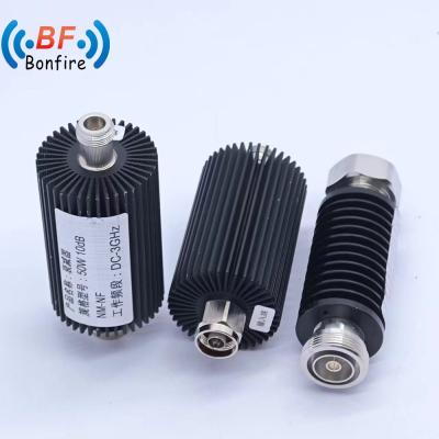 Cina Attenuatore fisso grigio DC-3800MHz N connettore attenuatore passo a passo a larga frequenza 50W in vendita