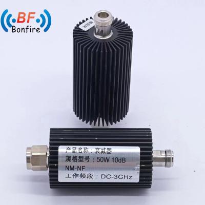 Cina 100W 50 Ohm N Attenuatori in linea Amplificatori e dispositivi attivi Valore di attenuazione 3-30dB in vendita