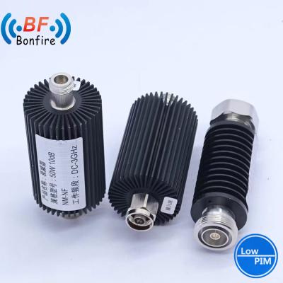 China DC-3800MHz RF/microgolfcomponent verstelbare attenuator 100W DIN type 3/6/10/15/20/30dB Te koop