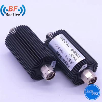China Capaciteit Ibs/Das 100W RF coaxiale vaste attenuatoren met N mannelijke tot N vrouwelijke connector Te koop