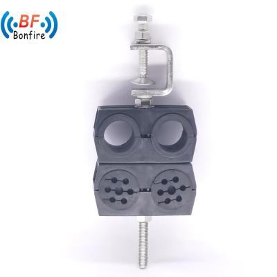 China Plastic Fiber Optic Drop Cable Clamp Insulation Suspension Dead End Anchor Clamps for sale