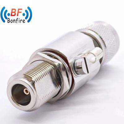 Cina 50 ohm Maschio a femmina connettore del cavo coassiale RF Surge Arrester N Jack Maschio a SMA Plug Lightning Protector 3G 6g in vendita
