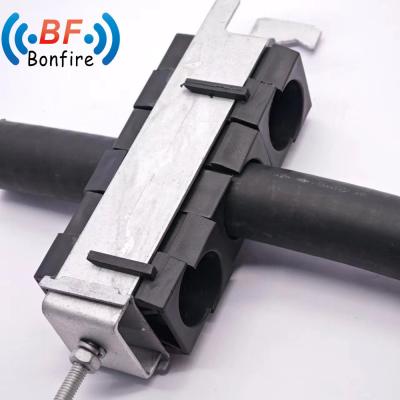 China Plastic Stainless Steel Feeder Clamps for Rg213 Cable Secure and Stable Connection for sale