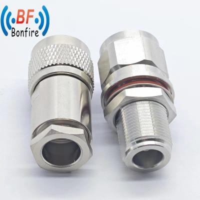 China DC-11GHz N Mannelijke rechte klem LMR 400 Captive Type RF Connector Waterdichtheid IP 67 Te koop