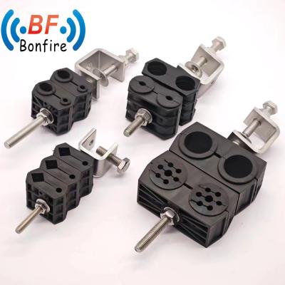 China RF Double Cable Clamps in Stainless Steel for Package Size 15.00cm * 6.00cm * 1.50cm for sale