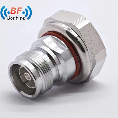 China Waterdicht RF 4.3-10 Mini DIN Vrouwelijke connector voor 1/2 prime prime Flexible Coaxial Cable Te koop