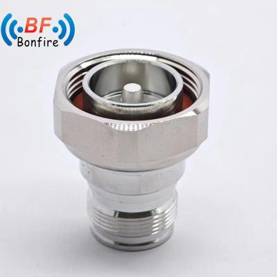 China Waterdicht RF 4.3-10 Mini DIN Vrouwelijke connector voor 1/2 prime prime Flexible Coaxial Cable Te koop