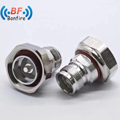 China 7/16 Adapter 7/16 DIN Man tot 4.3/10 Vrouw voor RF draadloze communicatie LJQ -XXXXX Te koop
