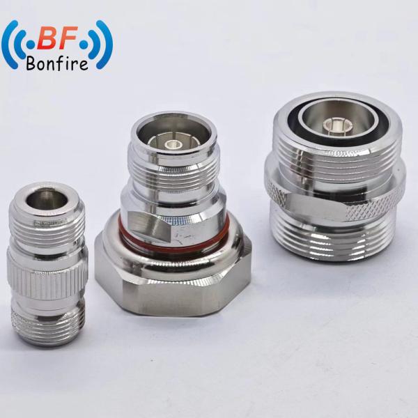 Quality LJQ-XXXXX 1 1/4 prime prime Low Loss Coaxial Cable RF Straight Joint Connector Adaptor for sale