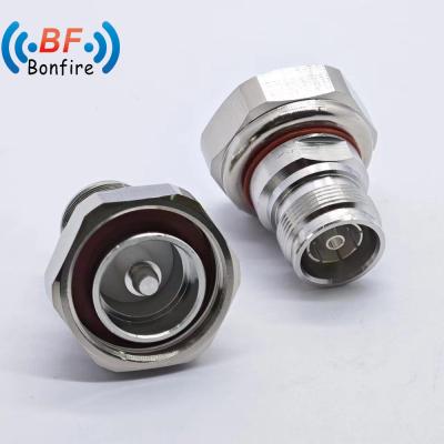 China Telecommunicatie RF-connector 4.3-10 Mannelijk tot N Mannelijk rechte type LJQ -XXXXX Te koop