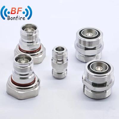 China Low Pim RF Connector -160dbc DC-4GHz 4.3/10 Man tot N Vrouwelijke RF Adapter voor materialen Te koop