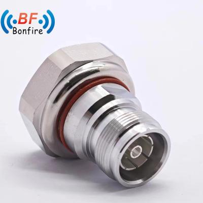 China Waterproof Rate IP 67 4.3-10 Male to 7/16 DIN Female Connector for Rg8 LMR400 Rg58 Cable for sale