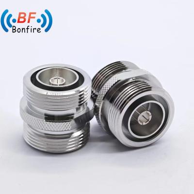 Cina Adattatore per cavo coaxiale RF a bassa velocità Vswr con DIN maschio a DIN maschio tipo rettilineo -155dbc DC-4GHz in vendita