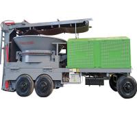 China 2-6 Inch Red Wood Chipper 30-50 Inches Dimensions for sale