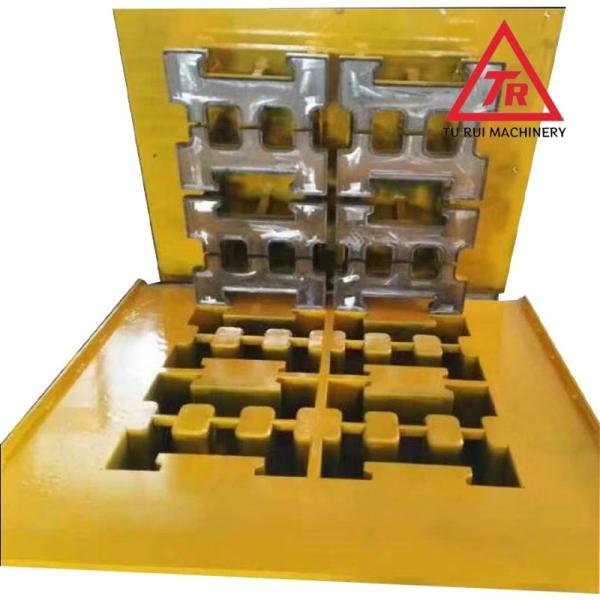 Quality Easy Cleanup Steel Brick Mould Weather Resistant Unfinished Metal Brick Mold 390×190×190mm for sale