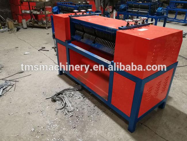 Easy operation radiator stripper and separator machine