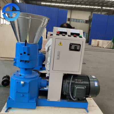 中国 電気7.5kwモーターによって運転される生物量の餌機械200kg/H 300kg/H 販売のため