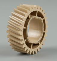 China Custom Cylindrical PEEK Precision Helical Injection Plastic Gear for Machinery for sale