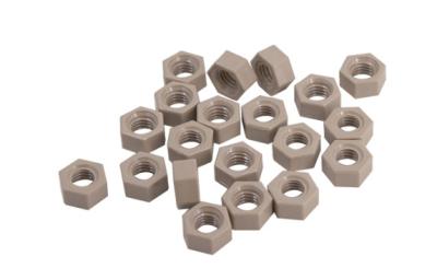 China Las piezas plásticas del moldeo a presión de la ojeada resistente química miran a escondidas nueces en venta