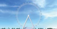 Quality 168m Amusement Park Ferris Wheel Fairground Big Wheel 750 Passengers ODM for sale