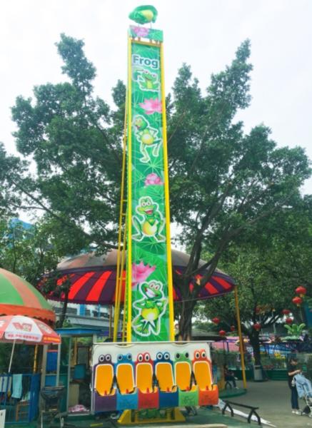 Quality 10kW Kiddie Amusement Park Rides Frog Hopper ODM for sale