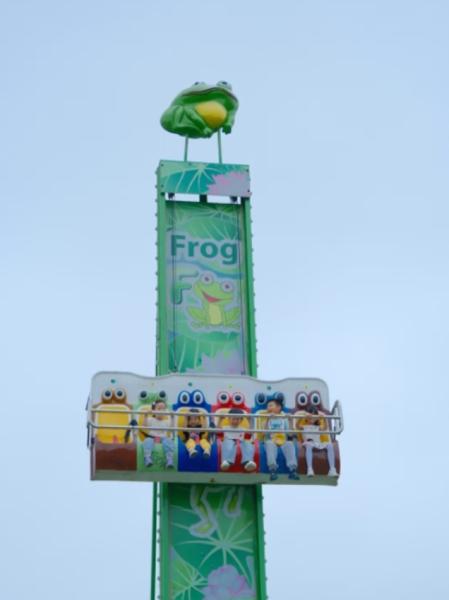 Quality 10kW Kiddie Amusement Park Rides Frog Hopper ODM for sale