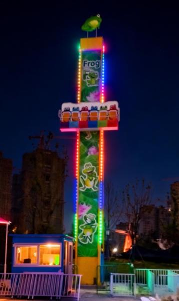 Quality 10kW Kiddie Amusement Park Rides Frog Hopper ODM for sale