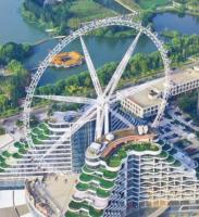 Quality 110m Giant Amusement Park Giant Wheel 252 Passengers 30.8kW for sale