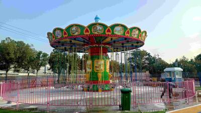 China Amusement Ride Carousel 36 Seat Swing Carousel Designed for Easy Maintenance and Operation Suitable for Various Amusement Facilities for sale