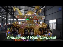 20 seat star adventure amusement ride carousel merry go round horse