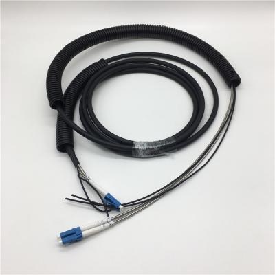China Cabos de fibra CPRI 75M 2 núcleos DLC SM / MM com proteção de tomada de ambas as extremidades à venda