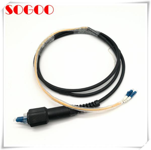 Quality PDLC Compatible RRH CPRI Fiber Cable IP67 Waterproof Connectors 7.0mm Wire for sale