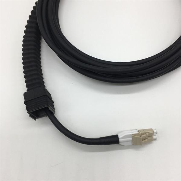 Quality 5.0mm Duplex LC CPRI Outdoor Fiber Optic Cable with NSN boot for sale