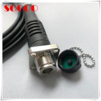 China 2 Core Armored Outdoor Fiber Patch Cable With ODC Connector Plug Socket for sale