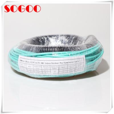 Cina 12 / 24 Fibre OM3 OM4 LC SC Fibre Breakout Cable in vendita