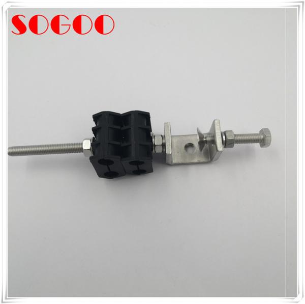 Quality M8 Threaded Hole Feeder Cable Clamp SUS304 PP Rubber For Base Station for sale