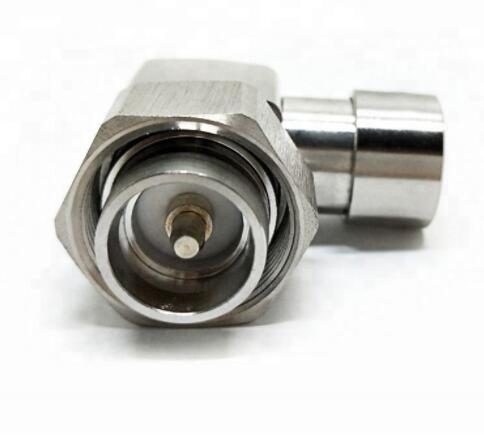 Quality 1/2 Feeder Cable Connector 4.3/10 L20 Mini Din Male Plug Right Angle Type for sale