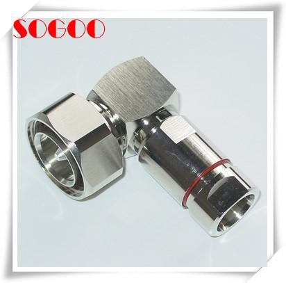 Quality Precision 7/16 DIN Right Angle Coaxial Connector For 1/2