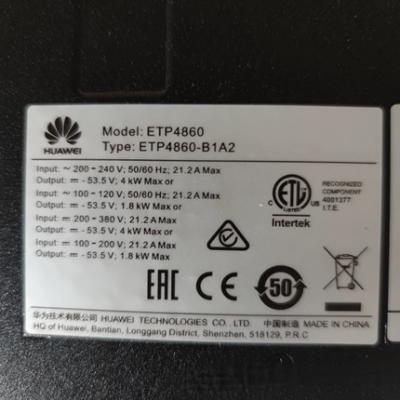 Cina Huawei ETP4860-B1A2 Fornitore di alimentazione di commutazione incorporato 48V60A Fornitore di alimentazione di comunicazione incorporata in vendita