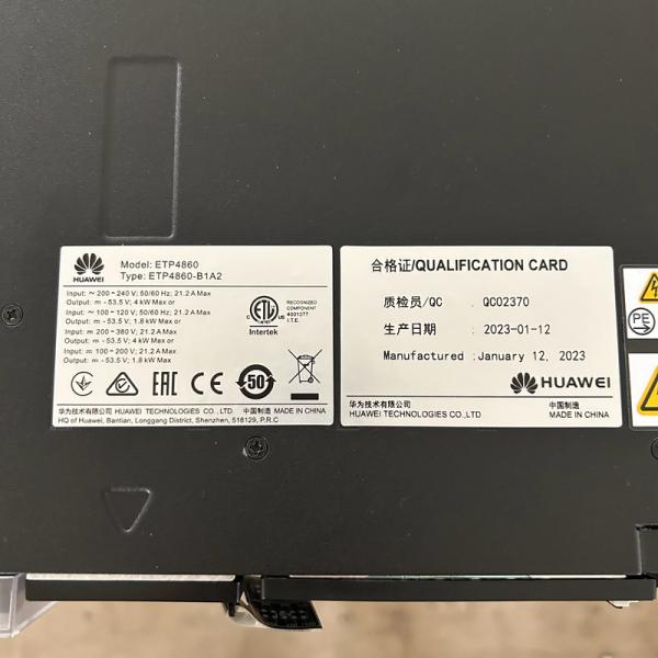 Quality New Original Huawei Embedded Power System ETP4860-B1A2 AC to dC 48V 60A for sale