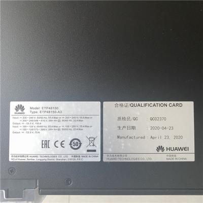 Cina Huawei ETP48150 A3 48V150A Fornitore di alimentazione a corrente continua incorporato per applicazioni di telecomunicazione in vendita