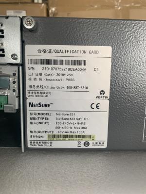 Cina Vertiv 48V 90A Sistema di alimentazione a corrente continua incorporato Emerson Netsure 531 A31-S3 Con modulo rettificatore R48-2000A3 R48-2000e3 in vendita