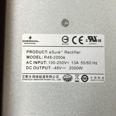 中国 エマーソン・ヴェルティヴ R48-2000e 矯正モジュール R48-2000e 48V 2000W 高効率の直流電源 販売のため