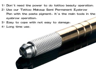Cina Ricamo manuale cosmetico Pen Non Disposable del sopracciglio del tatuaggio in vendita