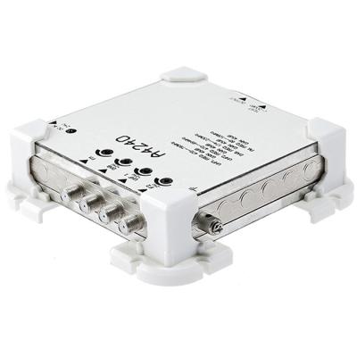 China Antena cabo tv sistema de sinal digital profissional folha de flandres 2 entradas a4240 1 saída 45db amplificador à venda